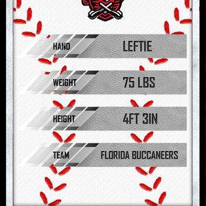Baseball Card Template V19, Trading Card Template, Design for ALL ...