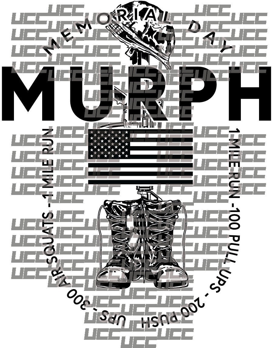 MURPH Shirt, Flag Svg, Faithful Memorial Day Murph Svg, American Flag ...