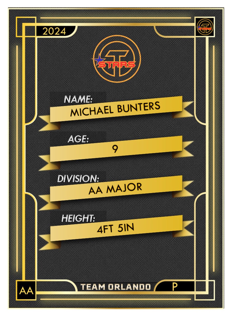 Baseball Card Template V19, Trading Card Template, Design for ALL ...