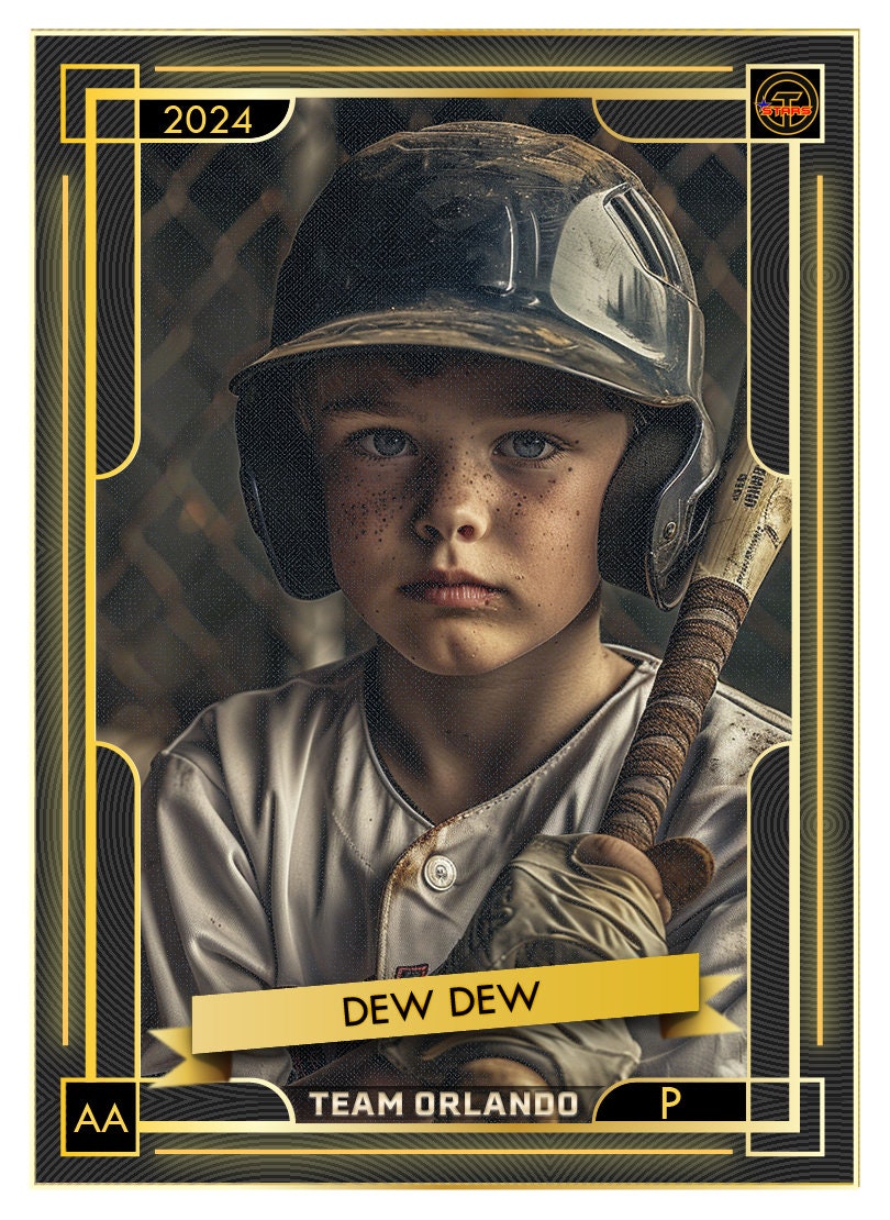 Baseball Card Template V19, Trading Card Template, Design for ALL ...