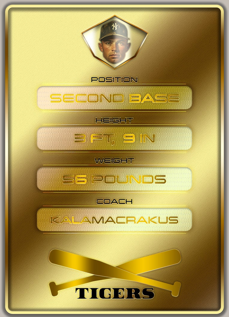 Baseball Card Template V3, Trading Card Template, Design for ALL Sports ...
