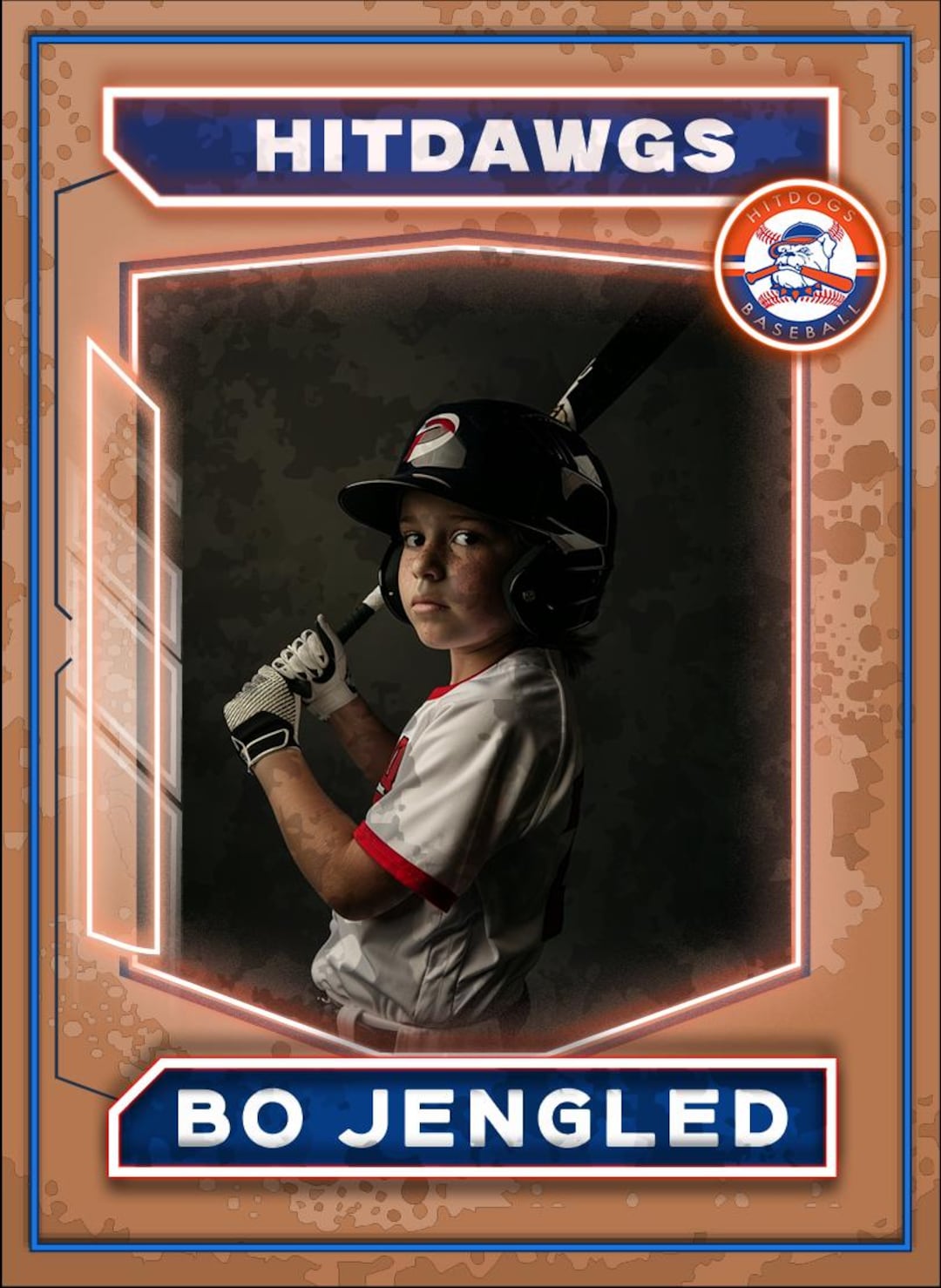 Baseball Card Template V23, Trading Card Template, Design for ALL ...