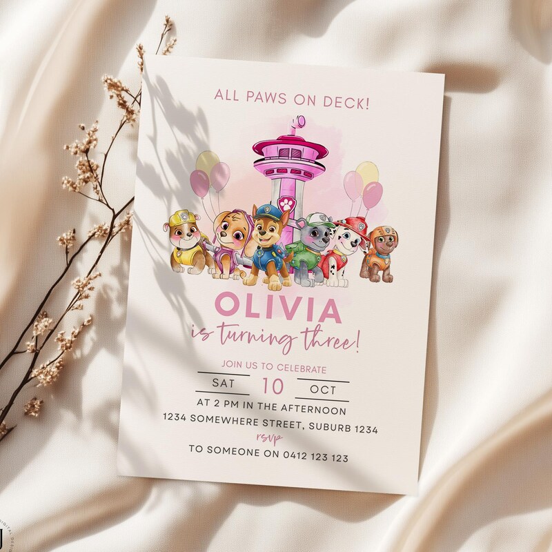 Puppy Second Invite - Etsy UK