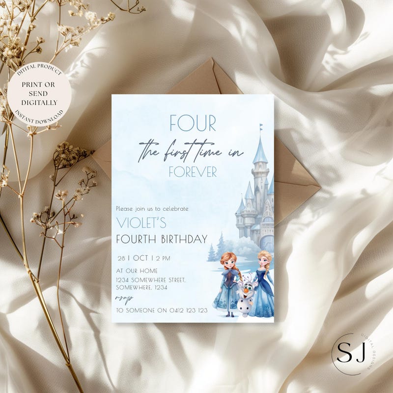Olaf Invitation - Etsy