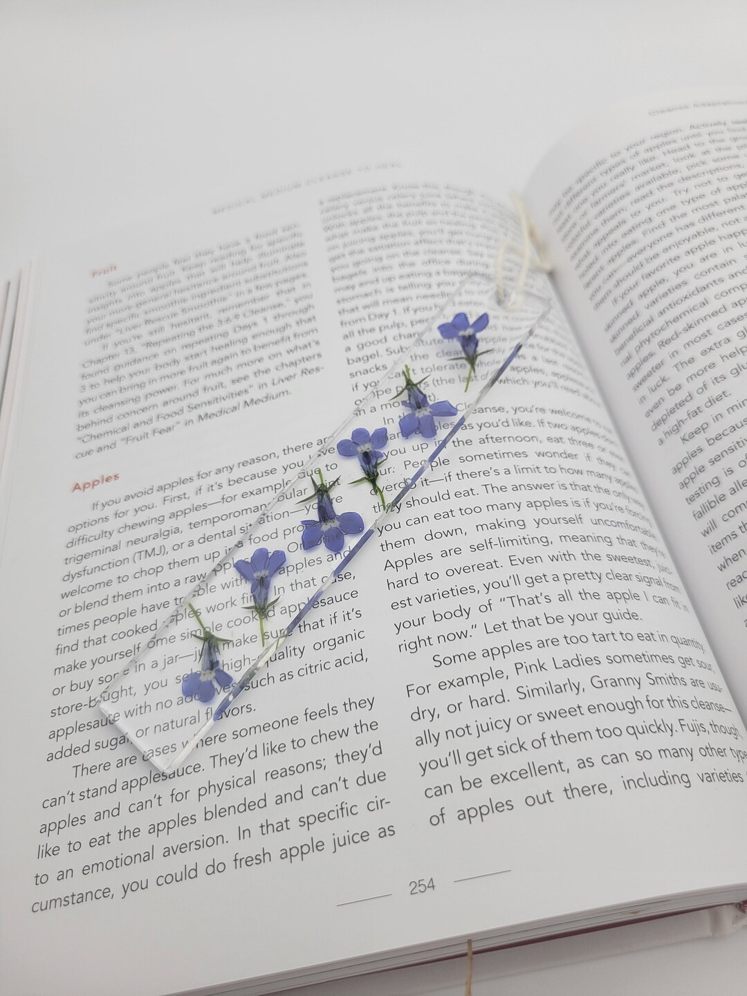 Real Flower Bookmarks, Real Flower Bookmarks, Woodland Bookmark, Unique ...