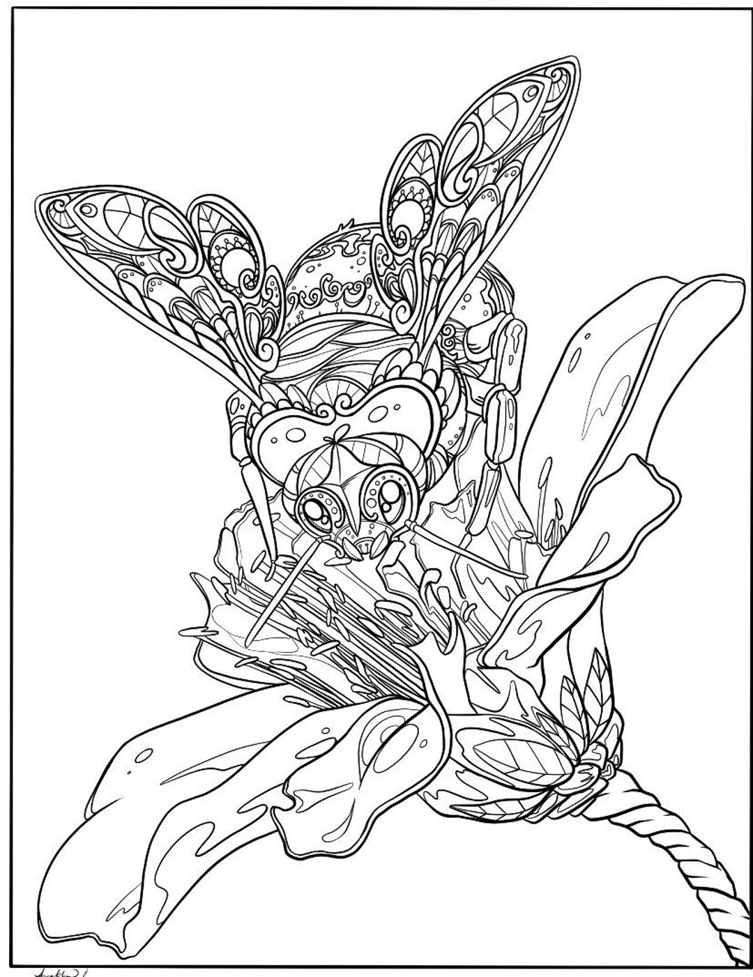 Four Coloring Creepy Crawlies Printable Pages - Etsy