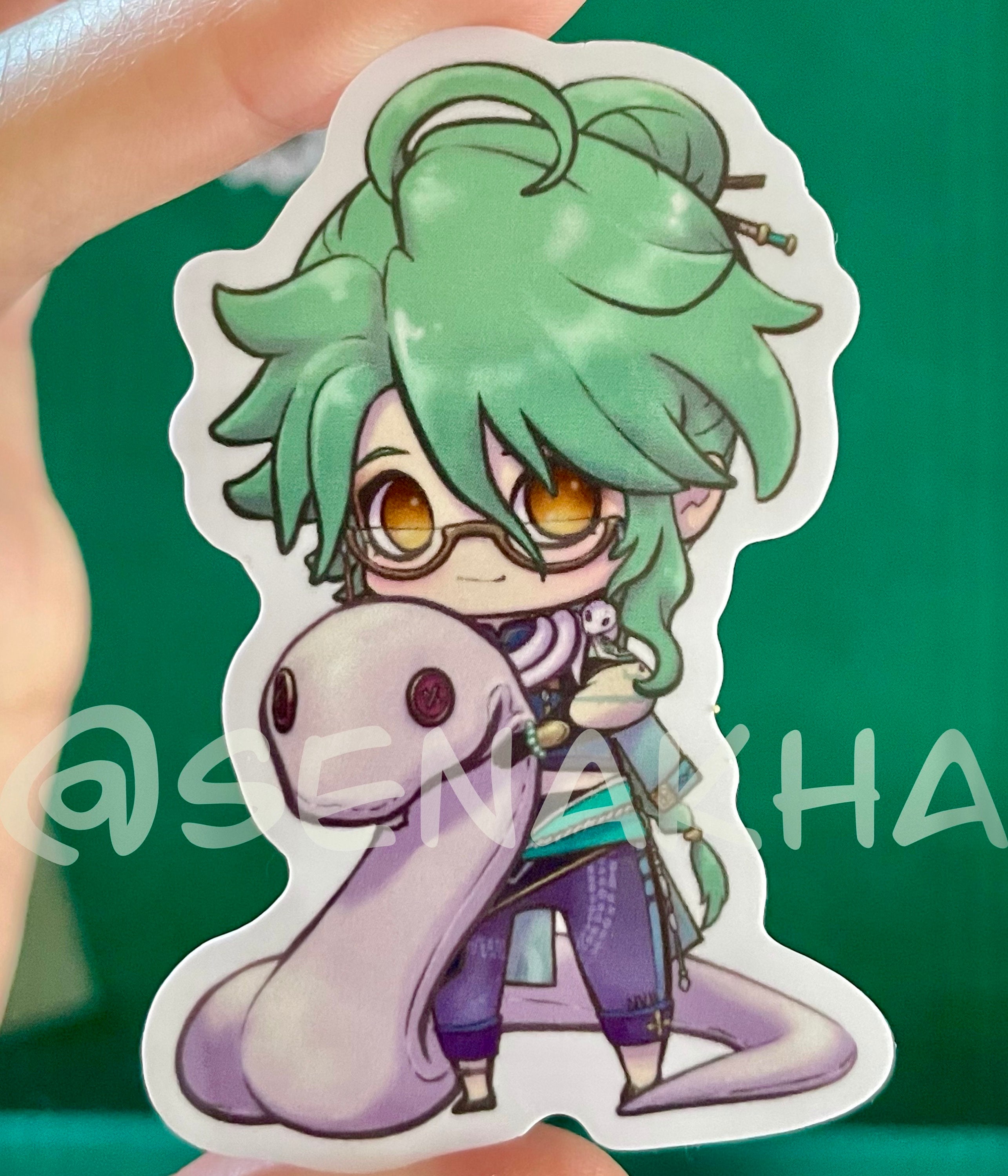 2.5” in Baizhu Sticker Genshin - Etsy