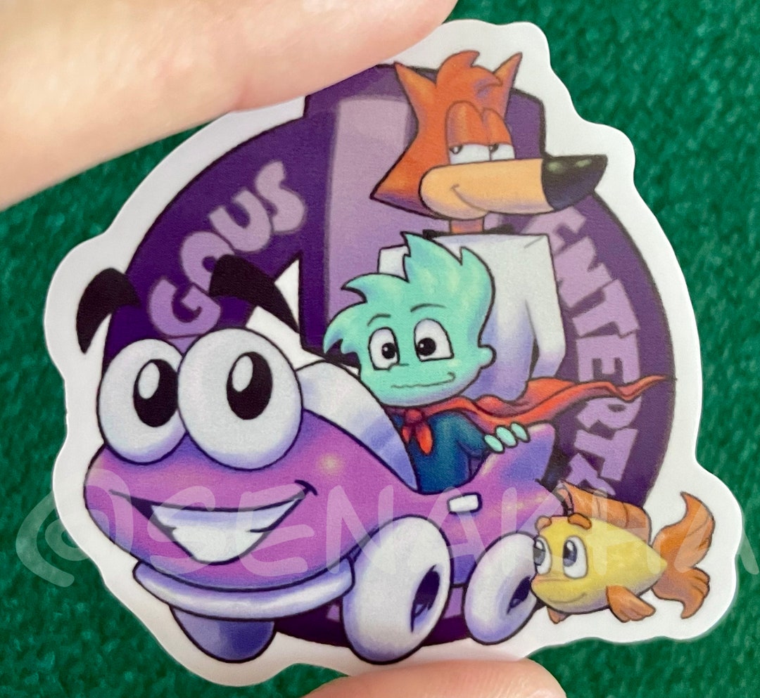 2” in Humoungous Entertainment Sticker -freddi - Pajama Sam - Spy Fox ...