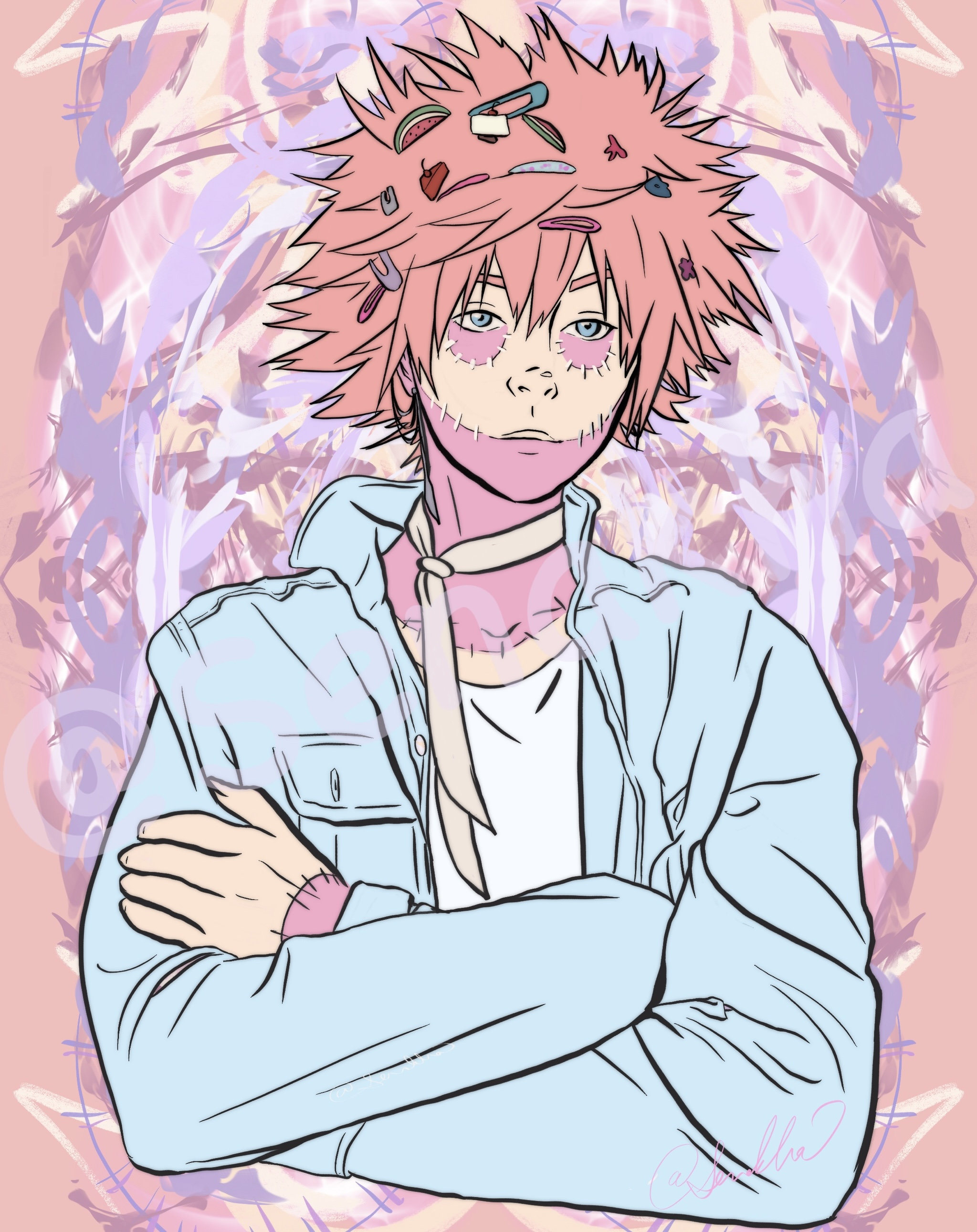 Pastel Dabi MHA | Etsy