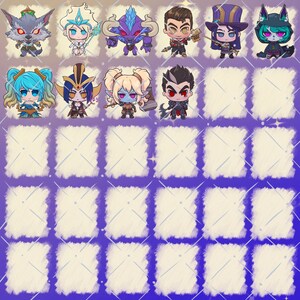 SET I: Lol 2”in Sticker Chibi Champs League of Legends Draven/jinx ...
