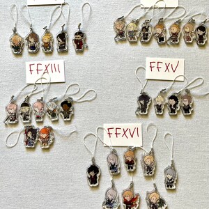 1.5” In. Final Fantasy Keychains - Etsy