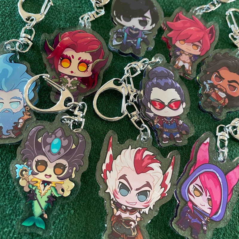 Jinx Acrylic Keychains - Etsy