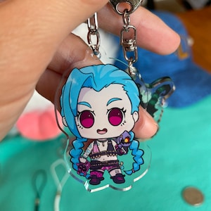SET I: Lol 2”in Keychain Chibi Champs League of Legends Draven/jinx ...
