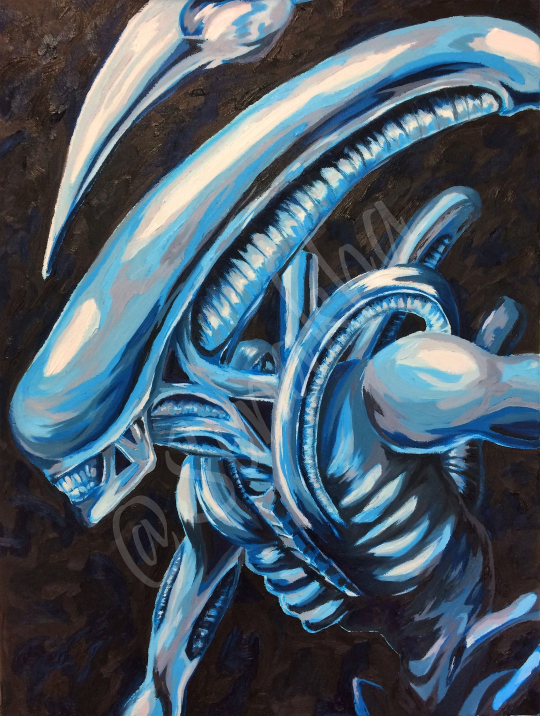 Xenomorph Print - Etsy