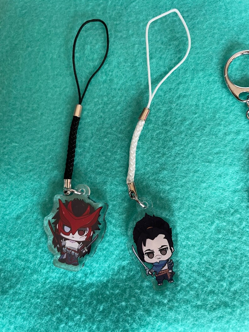 Lol 1.5 Mini Charm / Keychain League of Legends Yone - Etsy