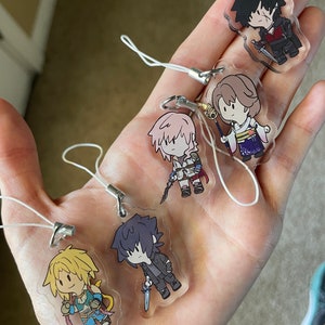 1.5” In. Final Fantasy Keychains - Etsy