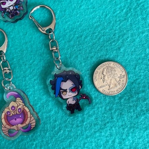 Lol 1.5” Mini Charm / Keychain - League of Legends - Yone Yasuo Ornn ...