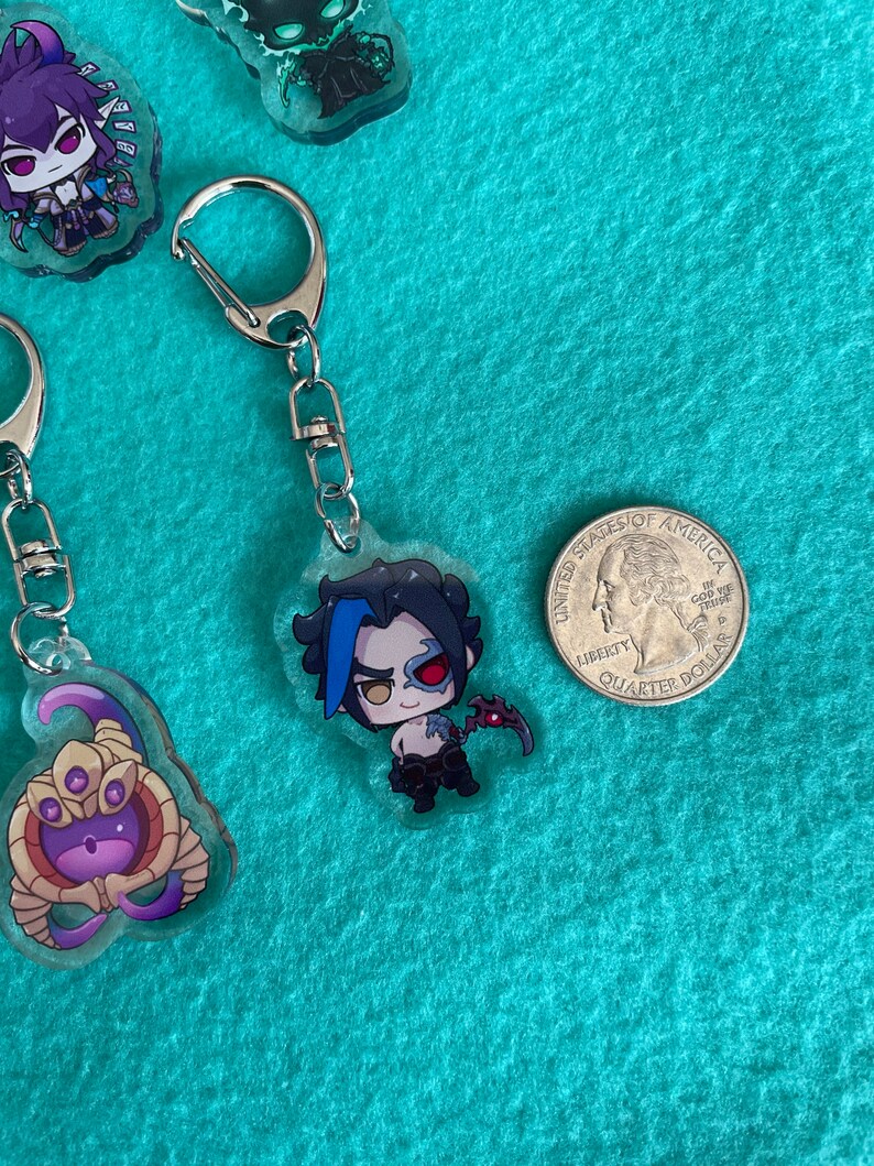 Lol 1.5 Mini Charm / Keychain League of Legends Yone - Etsy