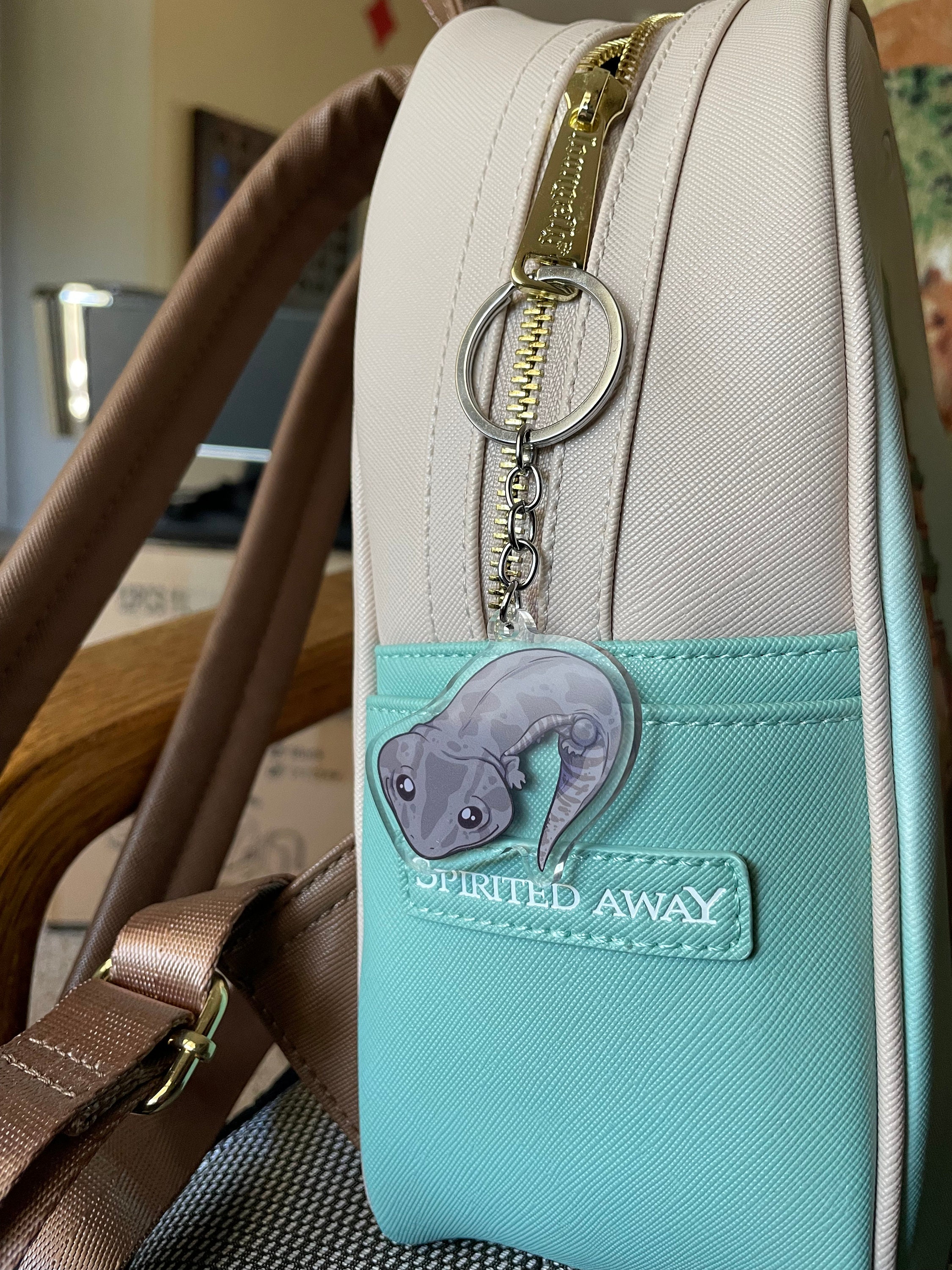 2 Prehistoric Charms/keychains Wooly Mammoth Anomalocaris Temnospondyl ...