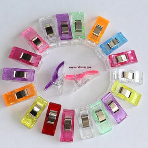 Mini Quilting Clips (27mm) // 20,50 or 100 Pieces // Clover Clips ...