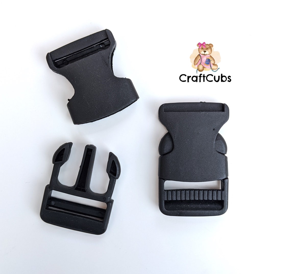 Plastic Side Release Buckles / Clips Sliders and Ring in | Etsy