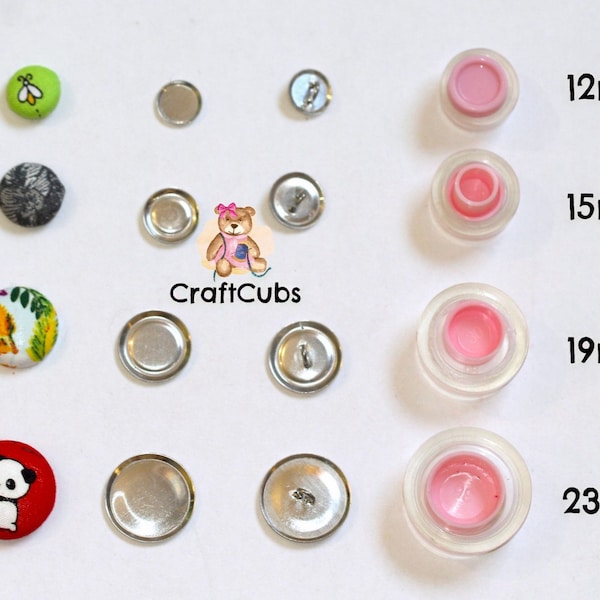 Self Cover Buttons - Etsy