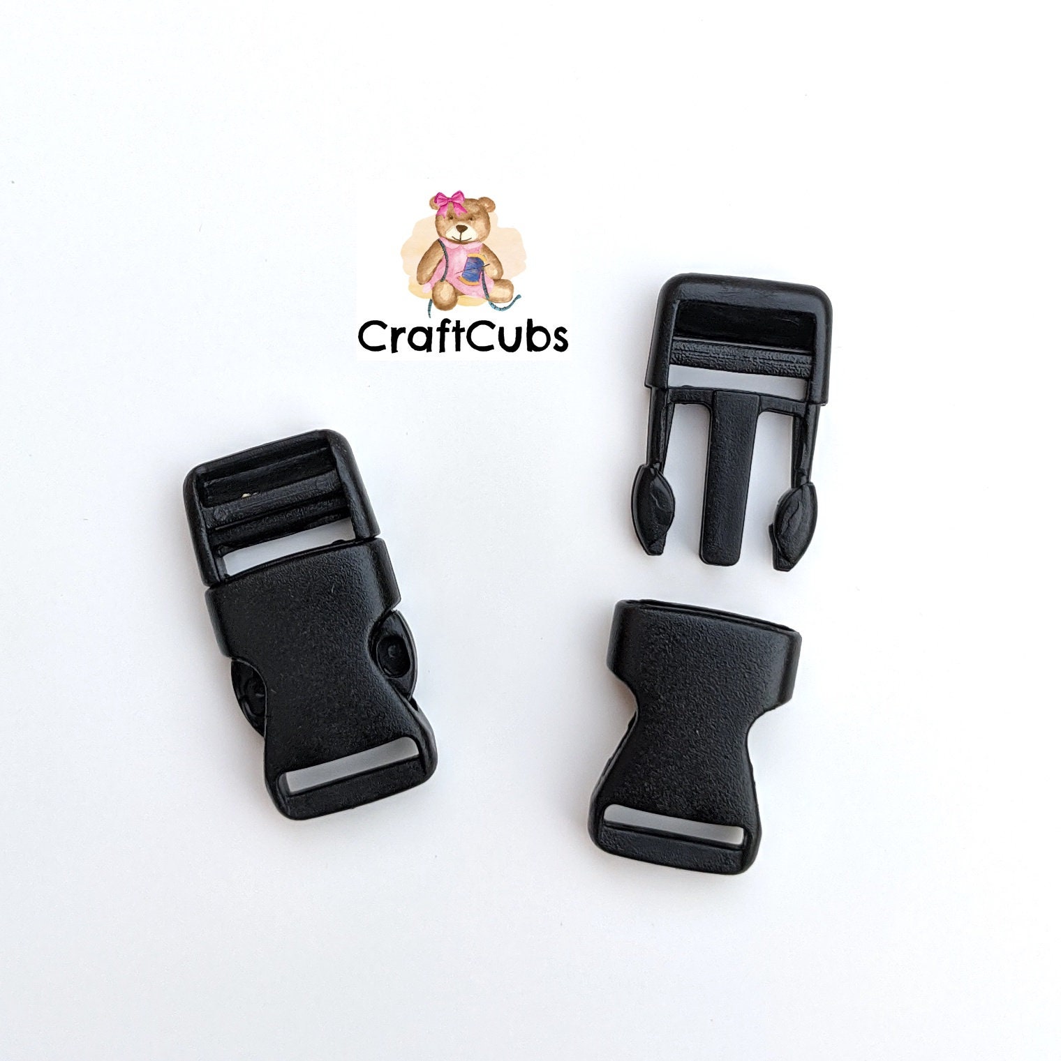 Plastic Side Release Buckles / Clips Sliders and Ring in - Etsy Australia