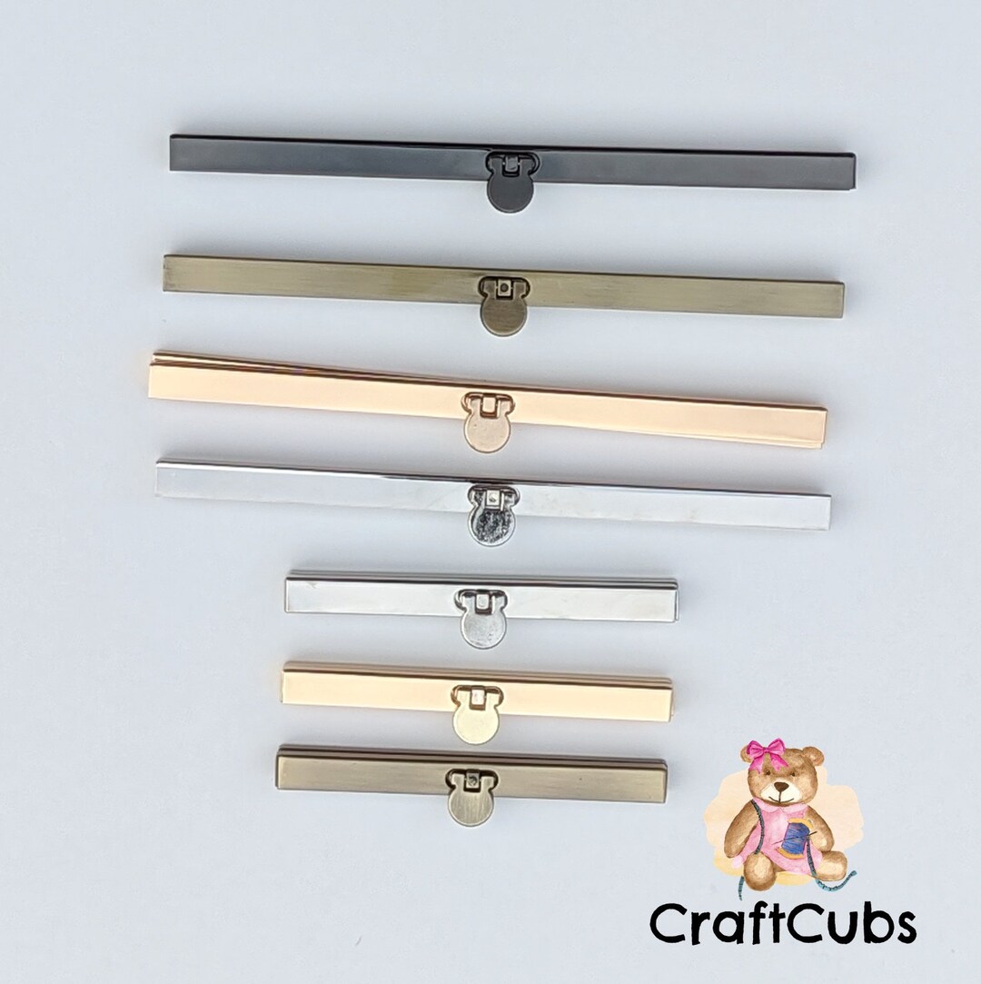 Bar Channel Wallet Frame With Flip Clasp in 11cm (4.5 Inch) or 19cm (7 ...