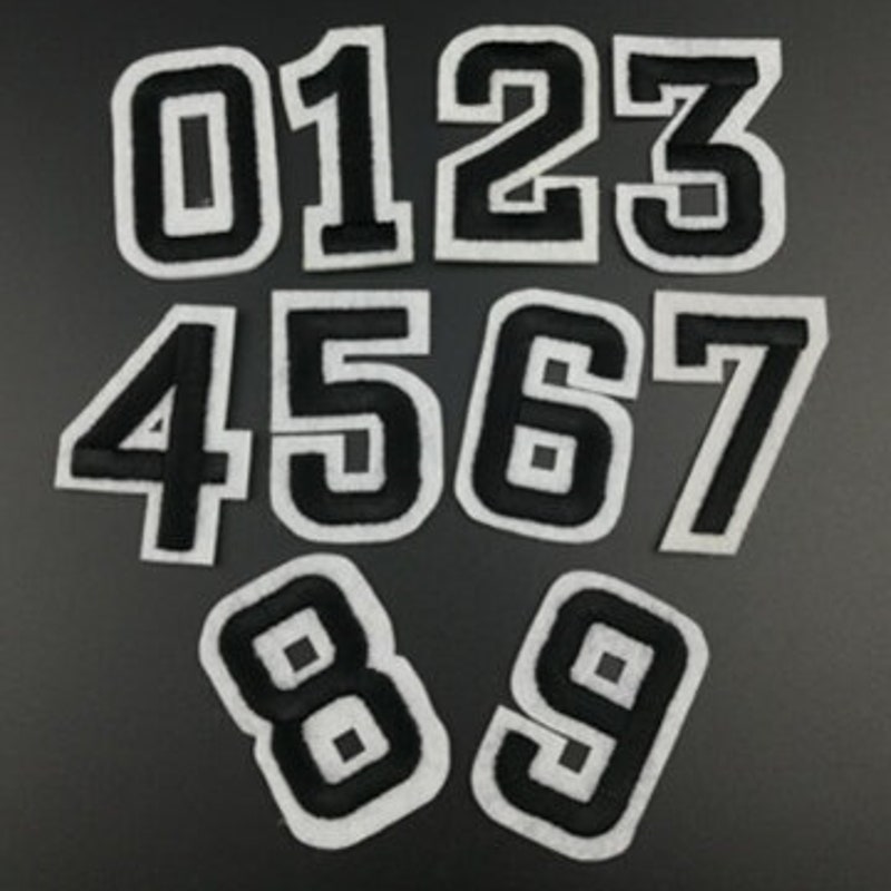 Number Patches for Clothing - Etsy