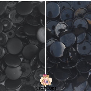 B5 Kam Snaps in Black : Glossy or Matte // Size 20 or T5 // Available ...