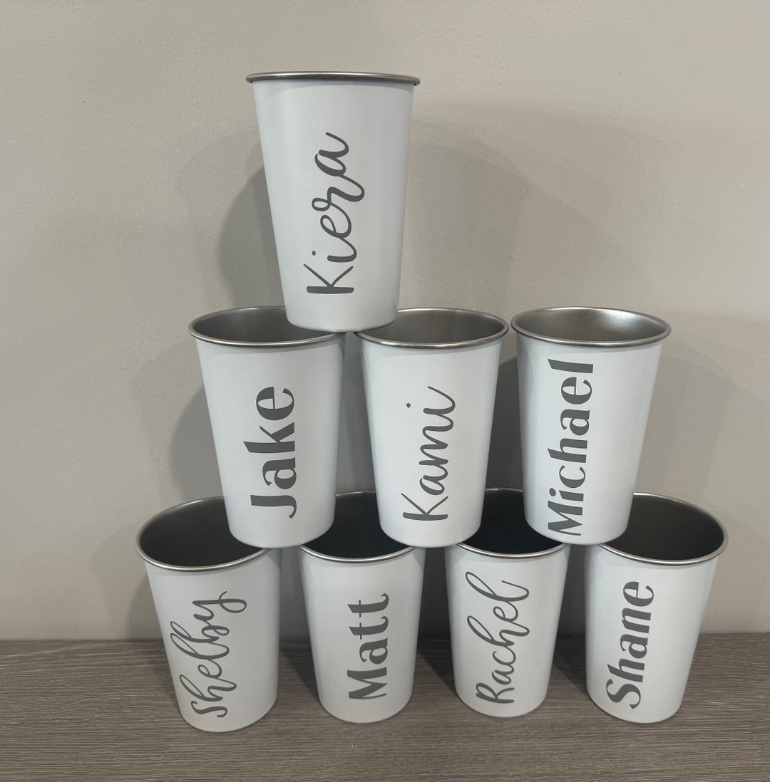 Custom Party Cup, Custom Engraved Glass, Bridesmaid Cup, Groomsman Cup ...