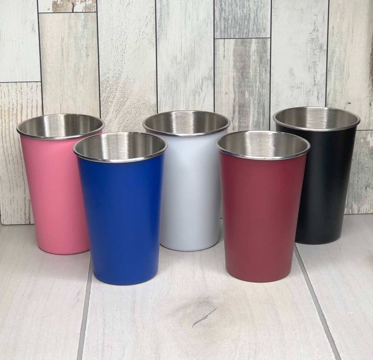 Custom Laser Engraved Cups Personalized Stainless Steel Pint - Etsy