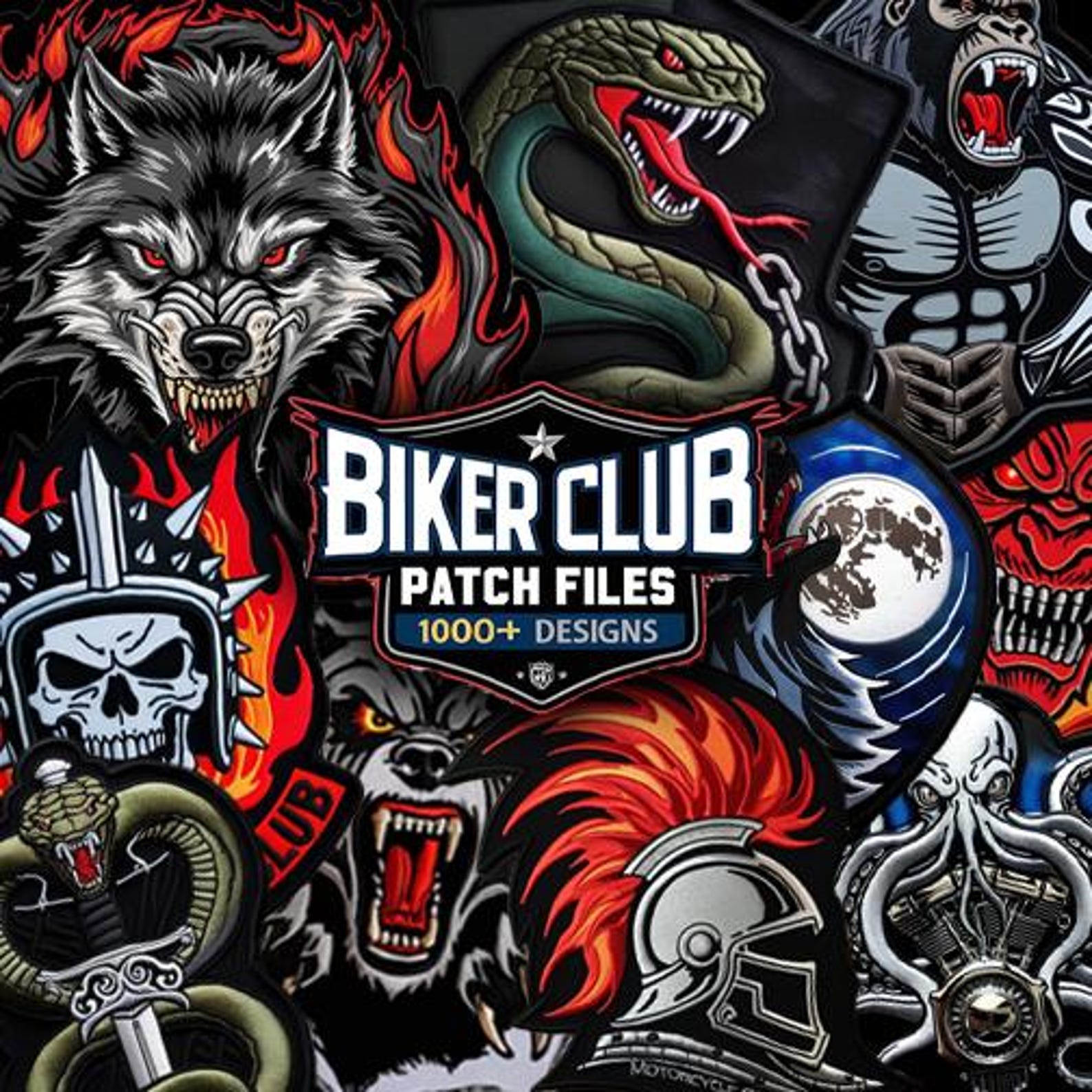 1000+ Biker Patch Designs - Etsy Canada