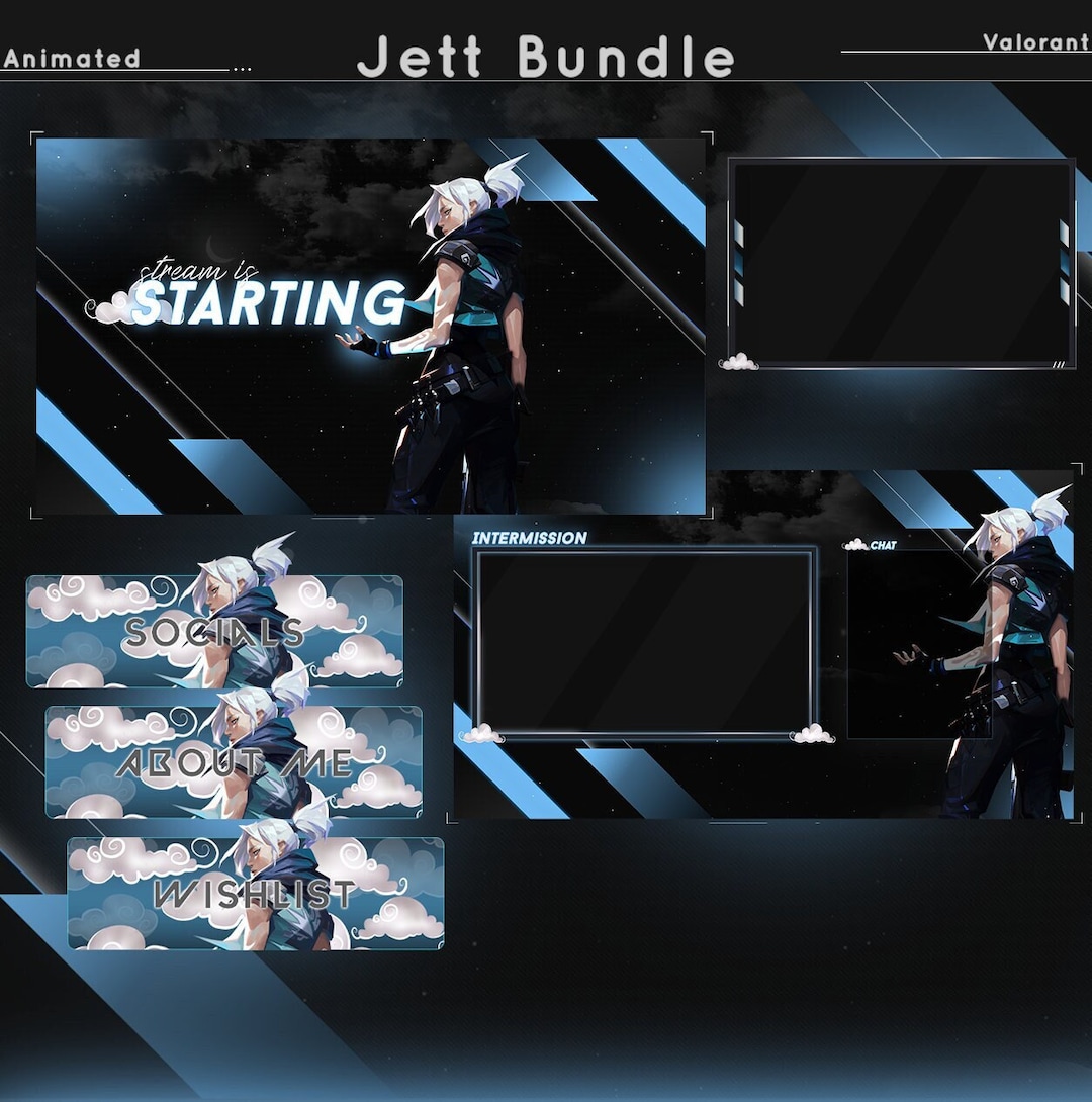 Animated Jett Bundle - Etsy