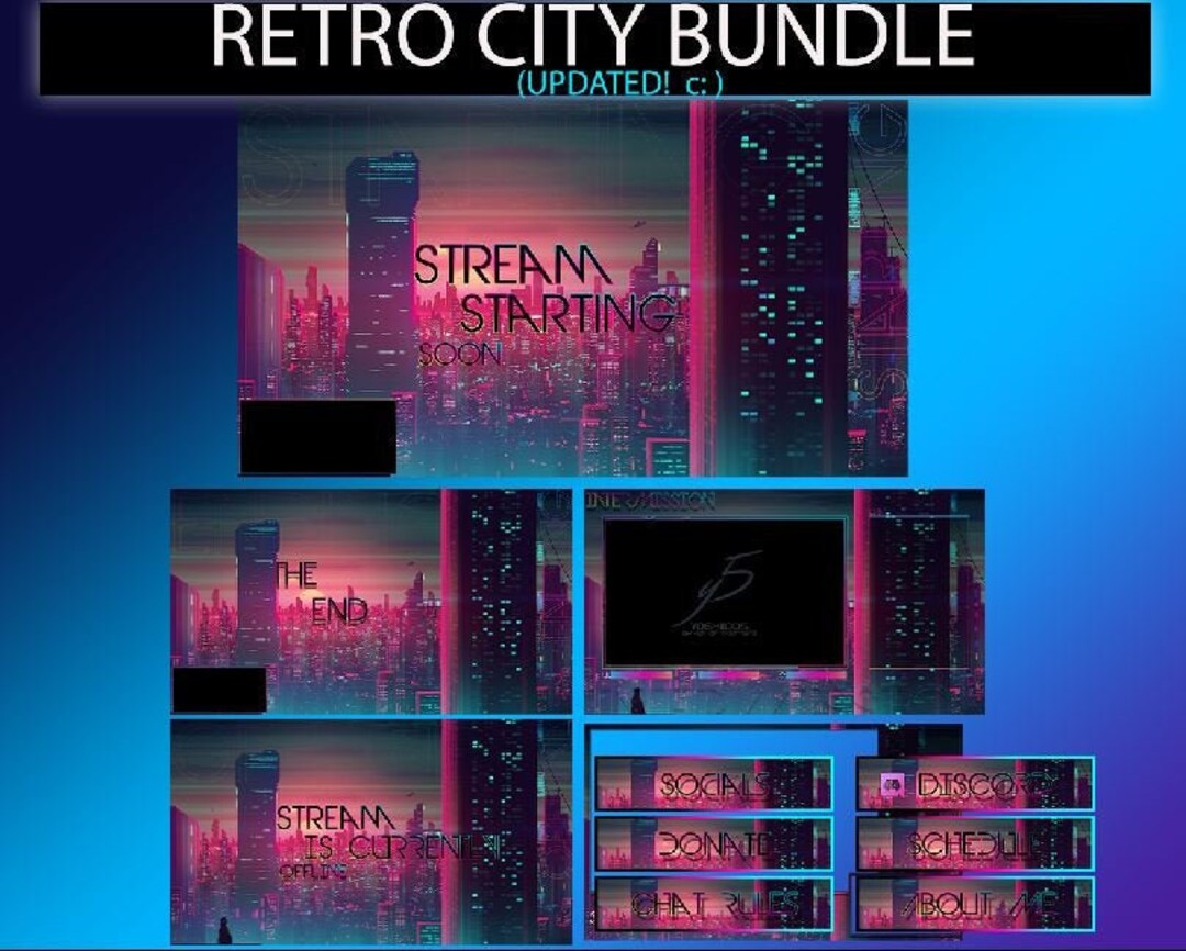 RETRO CITY BUNDLE (updated! C:) - Etsy