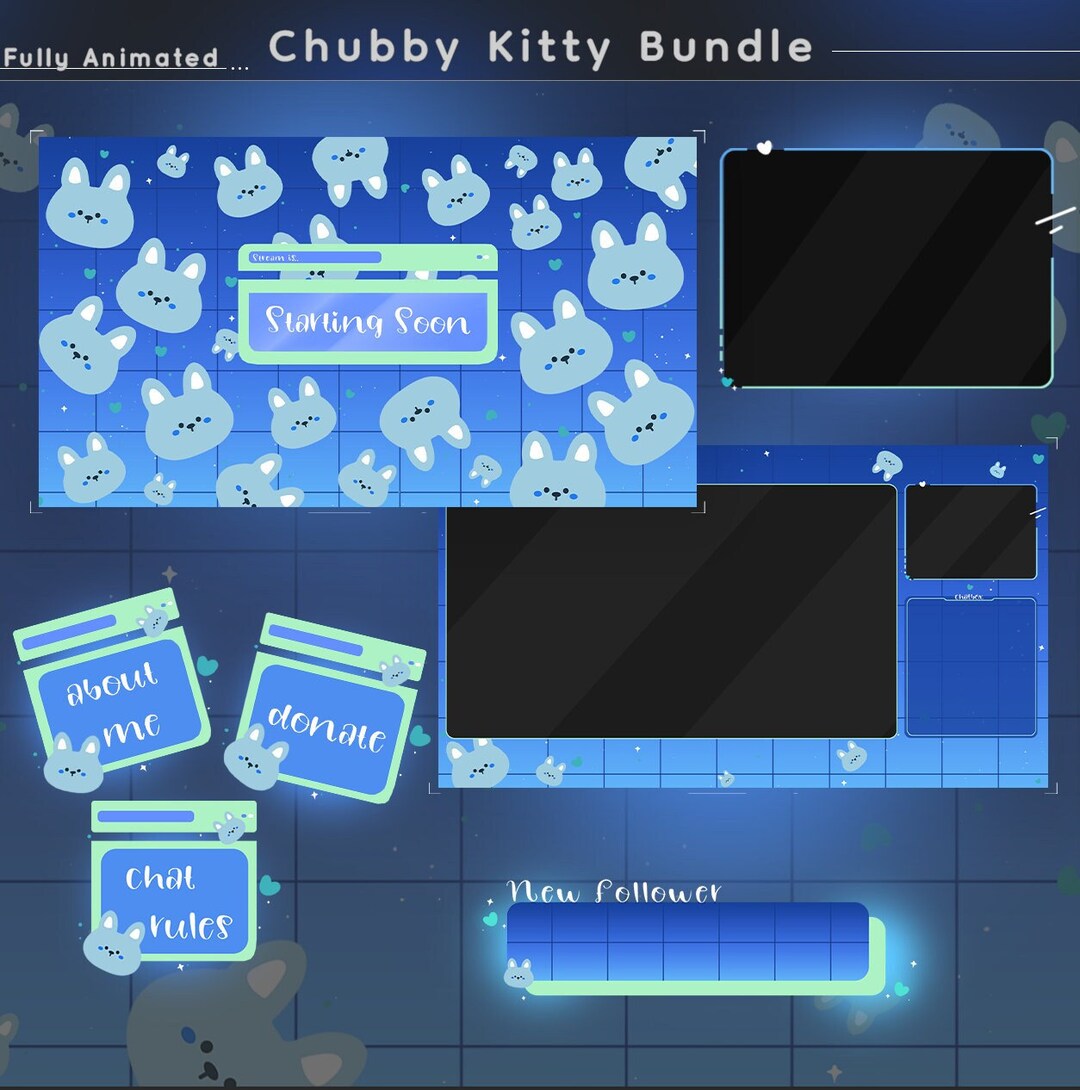 Chubby Kitty Bundle - Etsy
