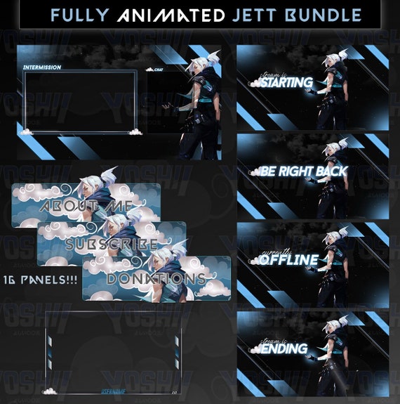 Animated Jett Bundle - Etsy