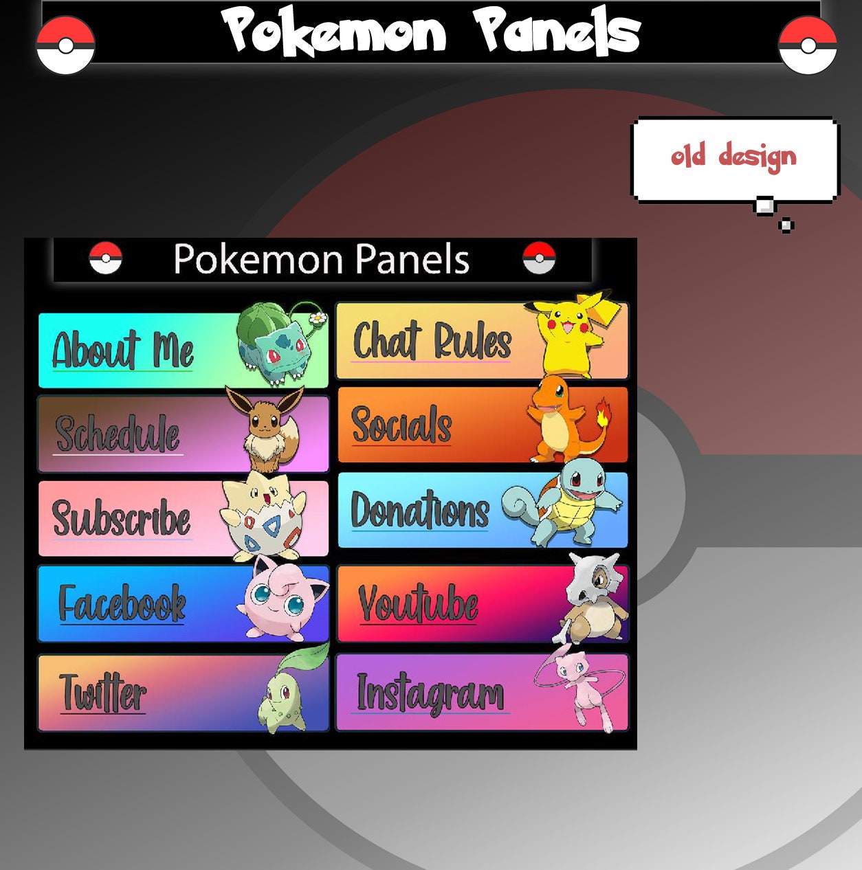 POKEMON PANELS - Etsy