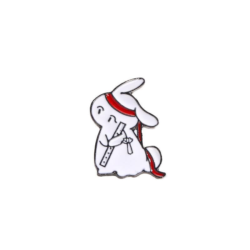 1pair MDZS Wang Xian Bunny Pin the Untamed Broochwei Wu - Etsy