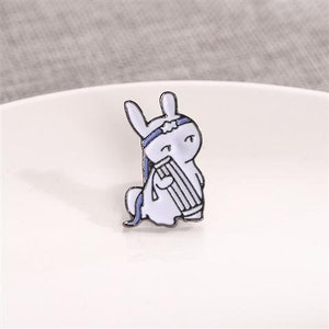 1pair MDZS Wang Xian Bunny Pin, the Untamed Brooch,wei Wu Xian,lan ...