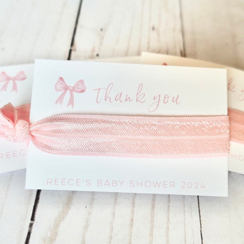 Pink Bow Baby Shower - Etsy