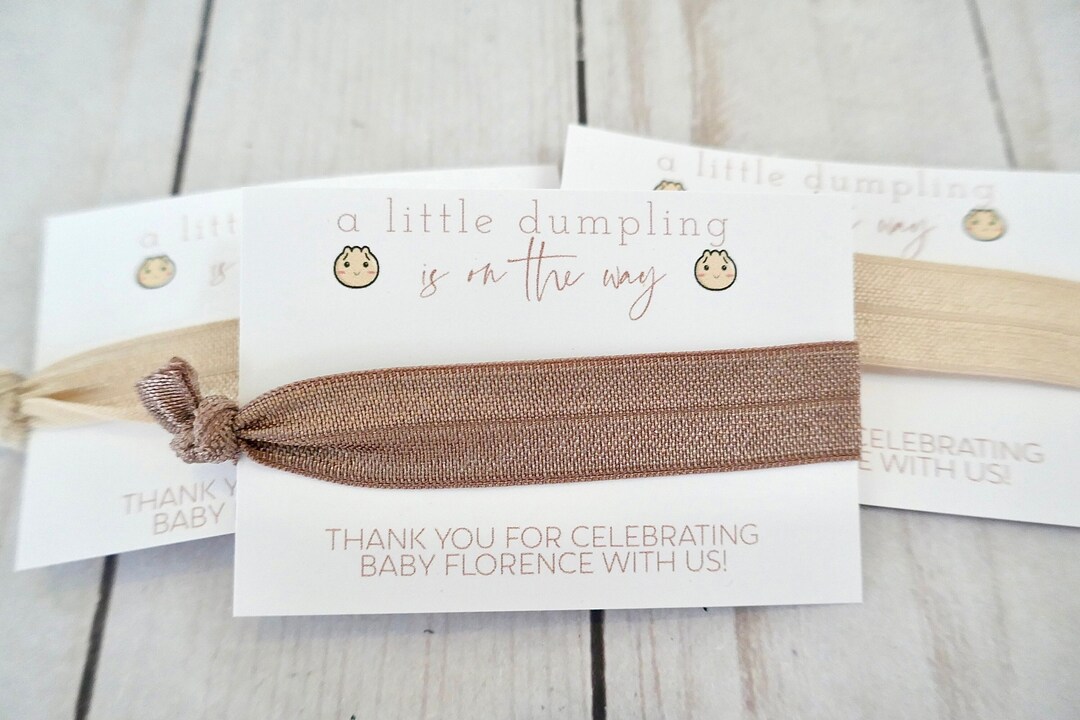 Dumpling Baby Shower Favor - Little Dumpling Thank You Favor Tag ...