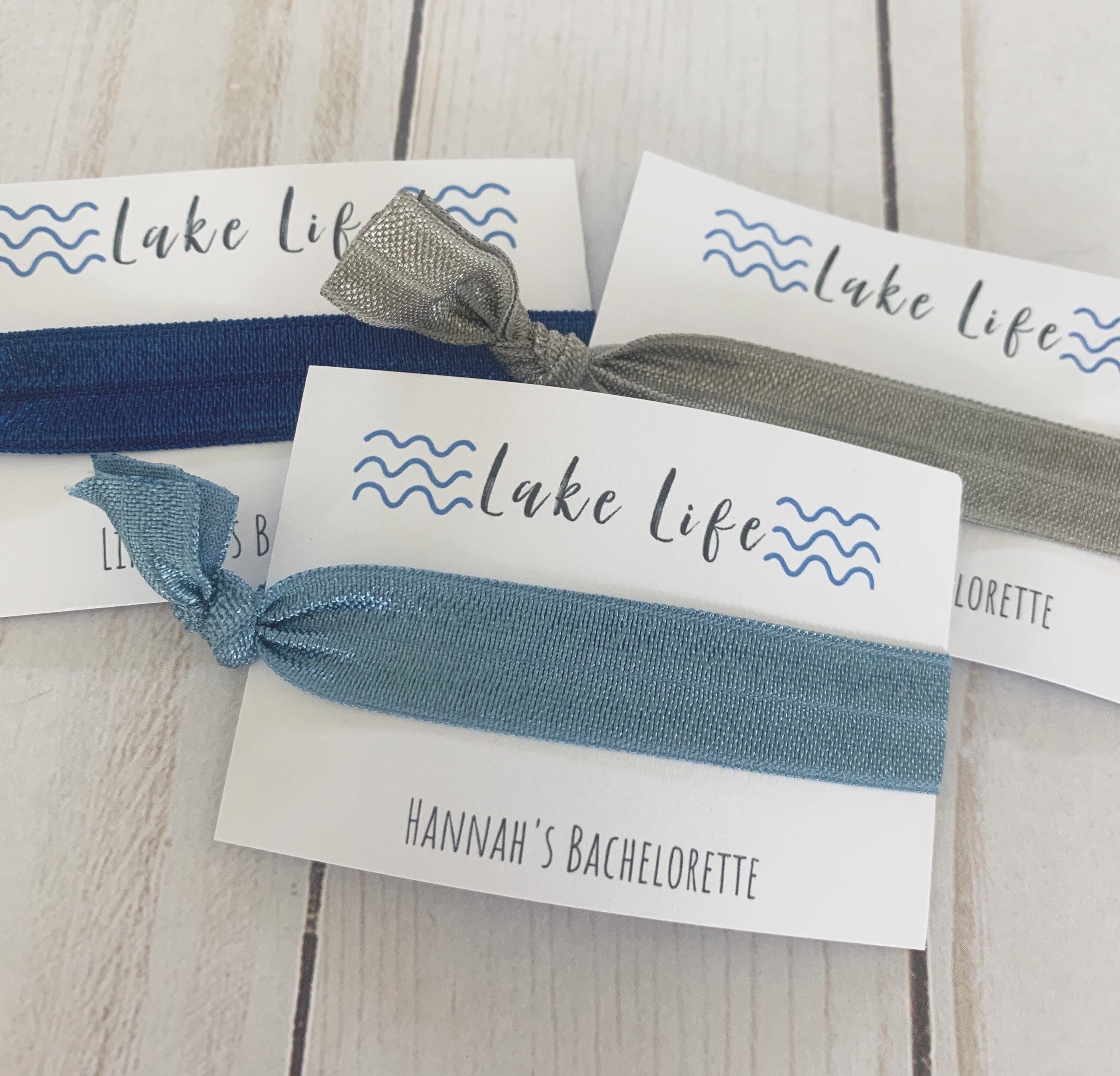 Lake Bachelorette Favor- Lake Life Hair Tie - Hair Tie Bachelorette ...
