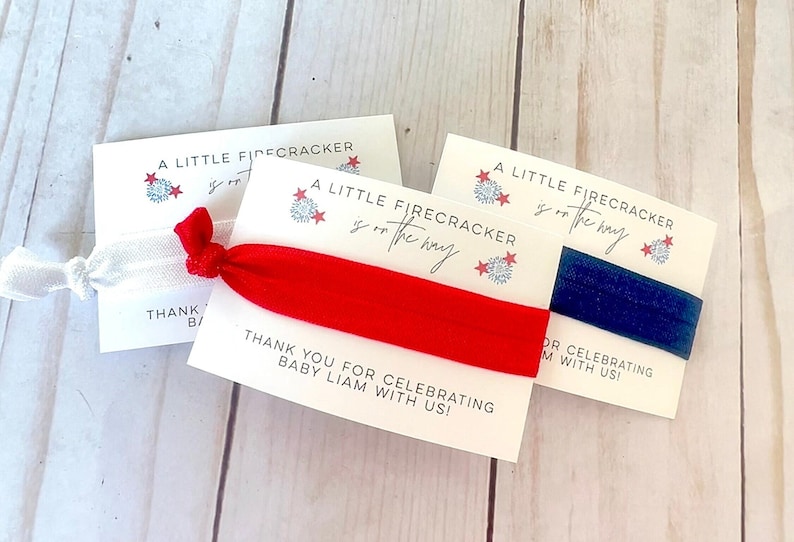 4th of July Baby Shower - Red White and Blue Baby Shower Favor ...