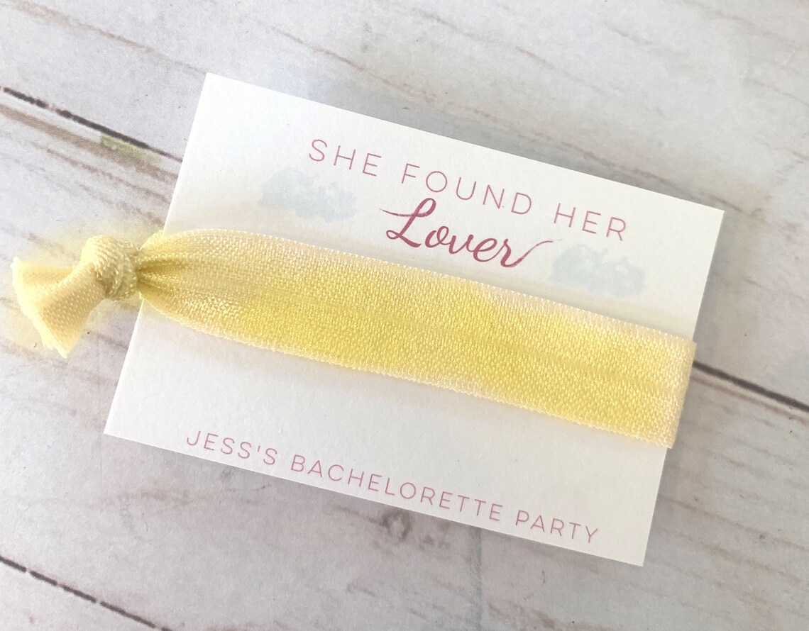 Lover Bachelorette Party Favor - She Found Her Lover - Engagement Party ...