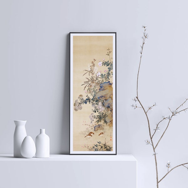 Japanese Vertical Wall Art - Etsy