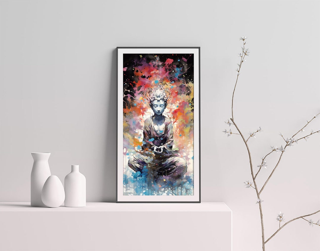 Sacred Stillness Wall Art, Unframed Art Print, Zen Wall Art, Yoga Wall ...