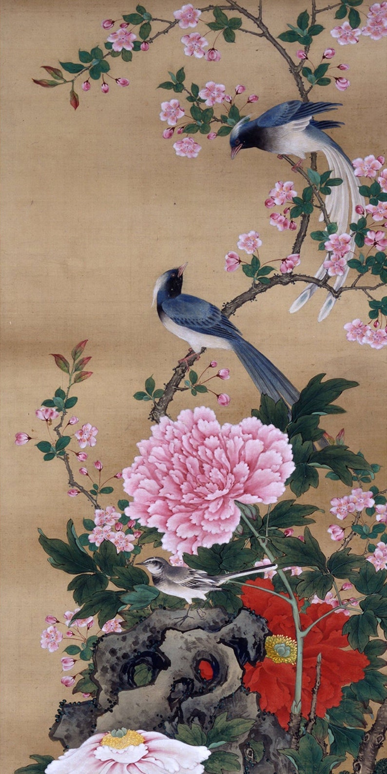 Ichiga Oki Japanese Bird Painting Art Prints Birds and - Etsy