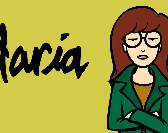 Daria MTV Inspired SVG Cut File for Silhouette Cricut - Etsy