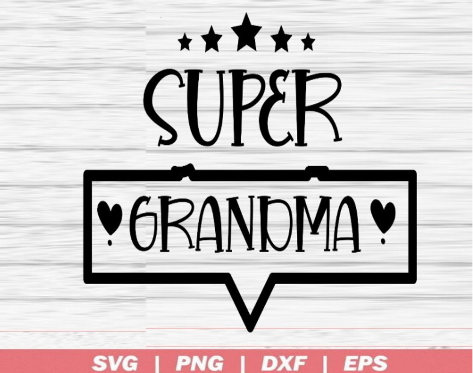Super nonna SVG Vector Image Cut File per Cricut e Silhouette - Etsy Italia